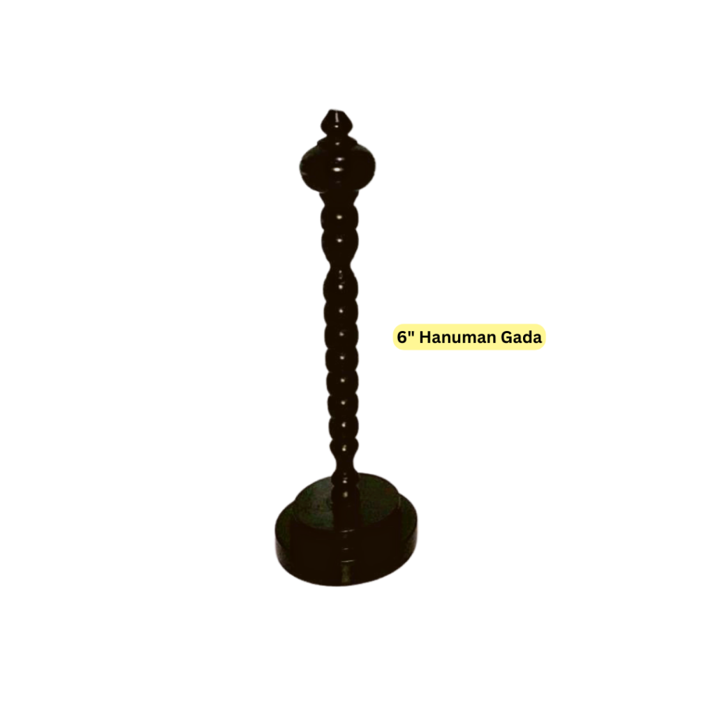 Hanuman Gada with stand made of 100% Genuine Karungali (Ebony) Wood ...